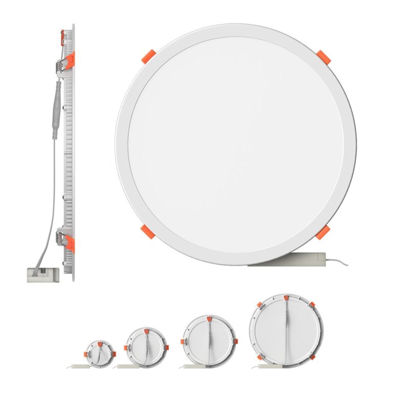 24W PMMA Recessed Round Panel - PioLED