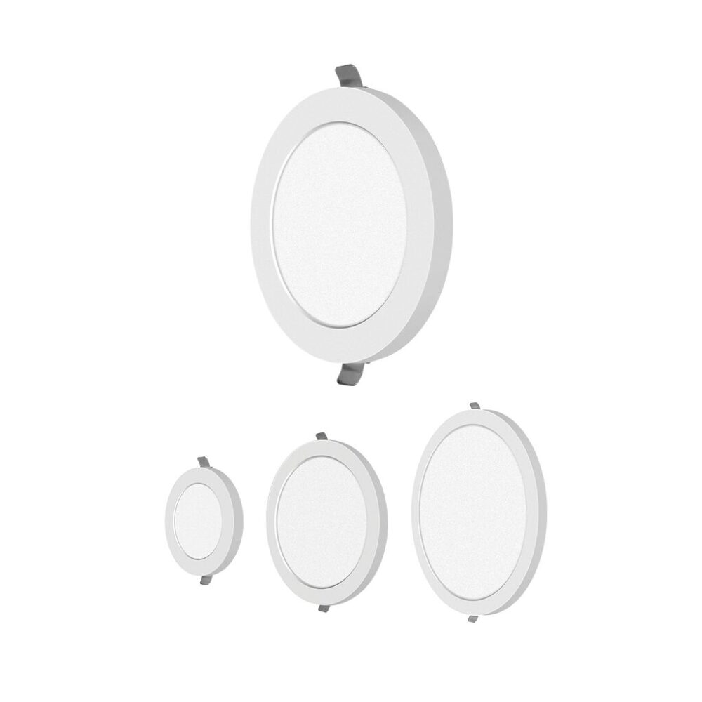 12W 2 in 1 Iris Surface/Recessed Round Panel - PioLED