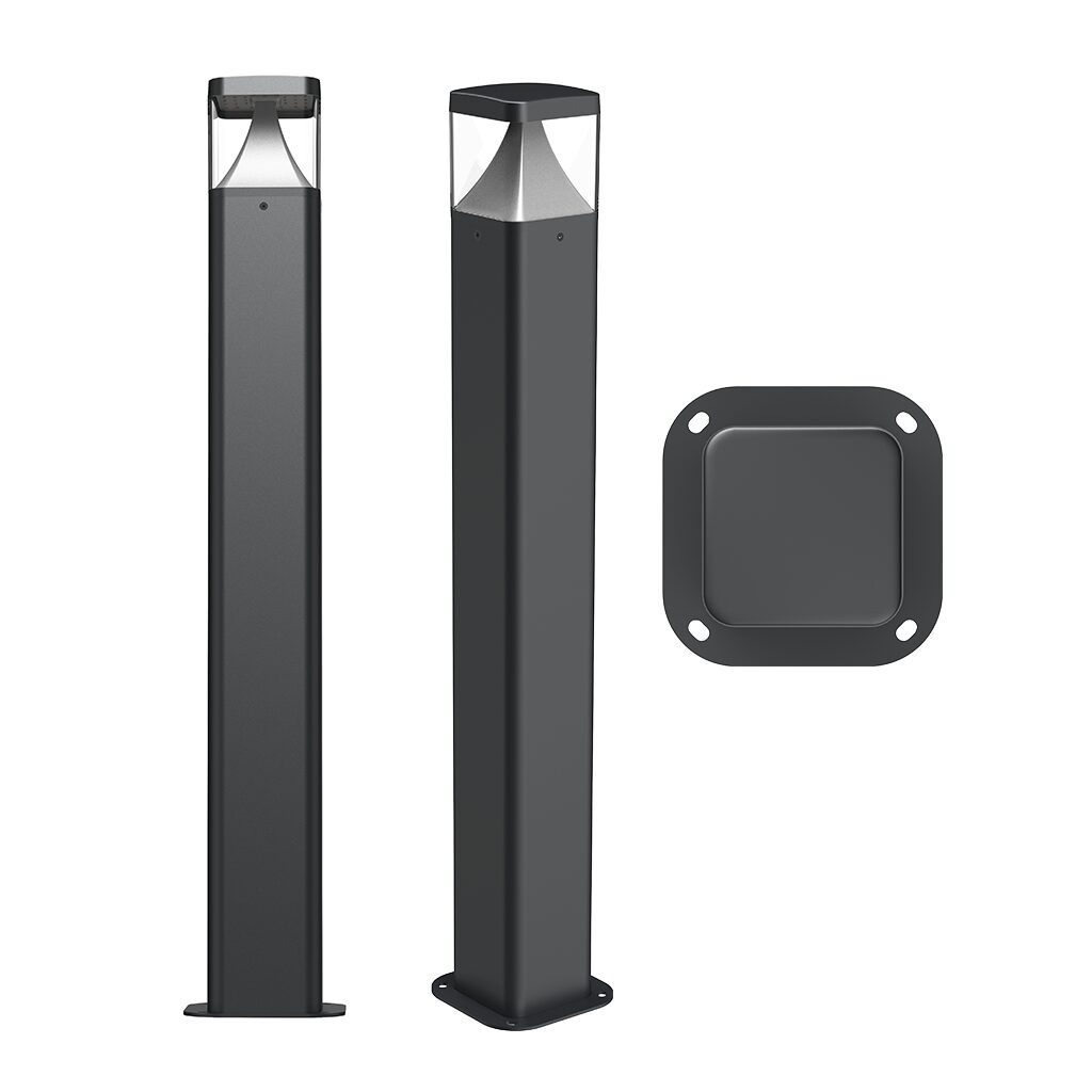 Square Surface Mount Bollard