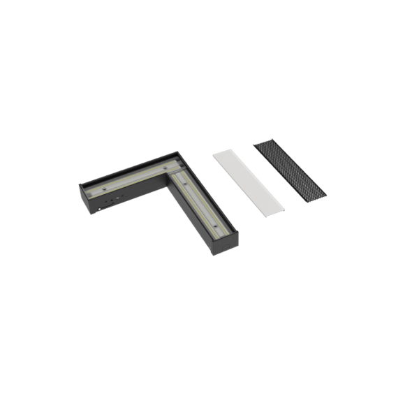 Soniq L Shape Opal Cover - PioLED Lighting - Industrial, Commercial and ...