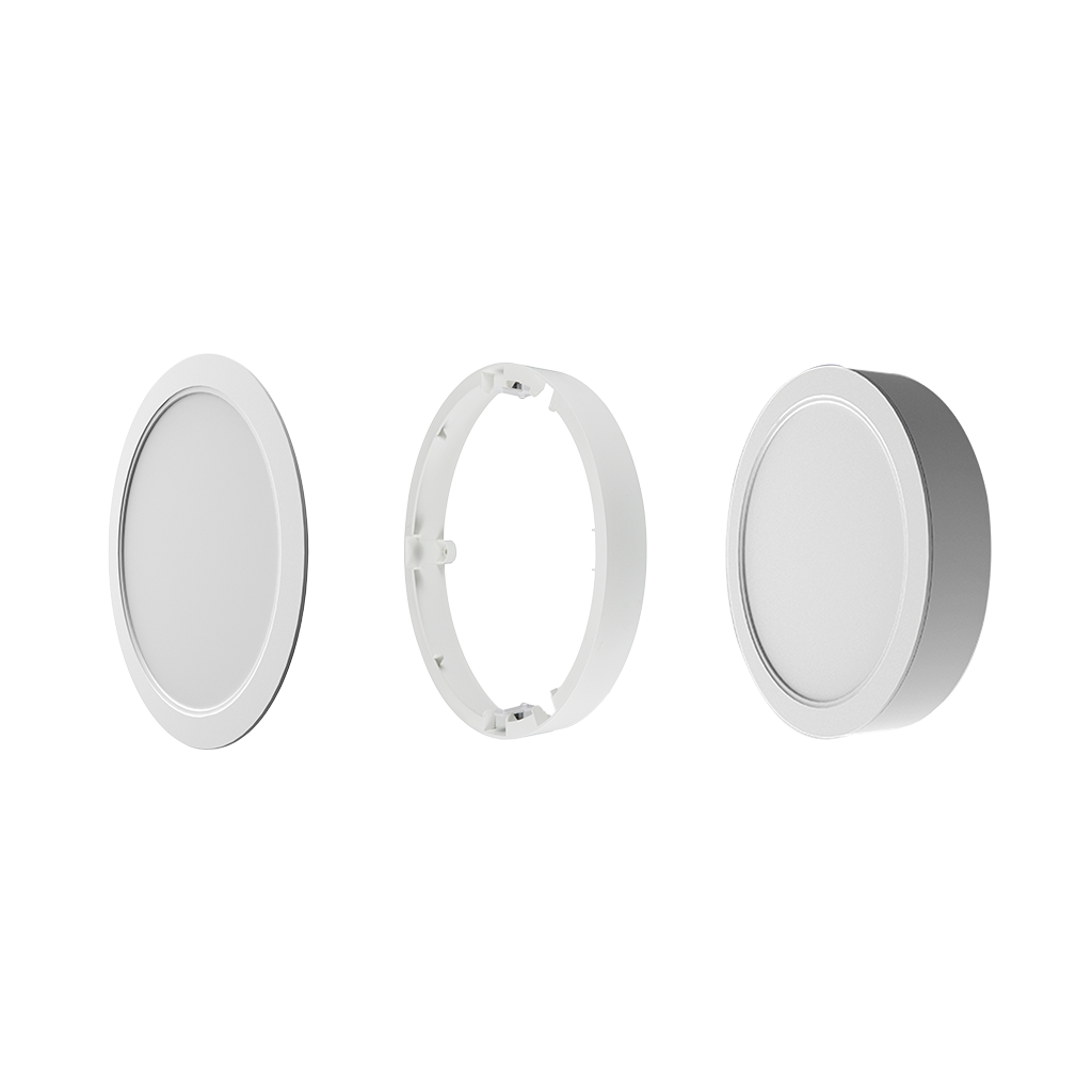 12W Luka LED Recessed Round Panel - PioLED Lighting